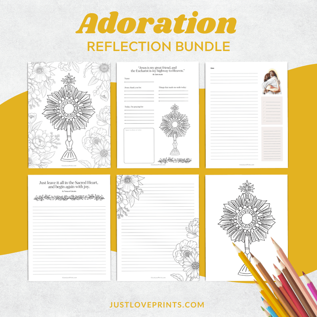 Adoration Reflection Bundle – Just Love Prints
