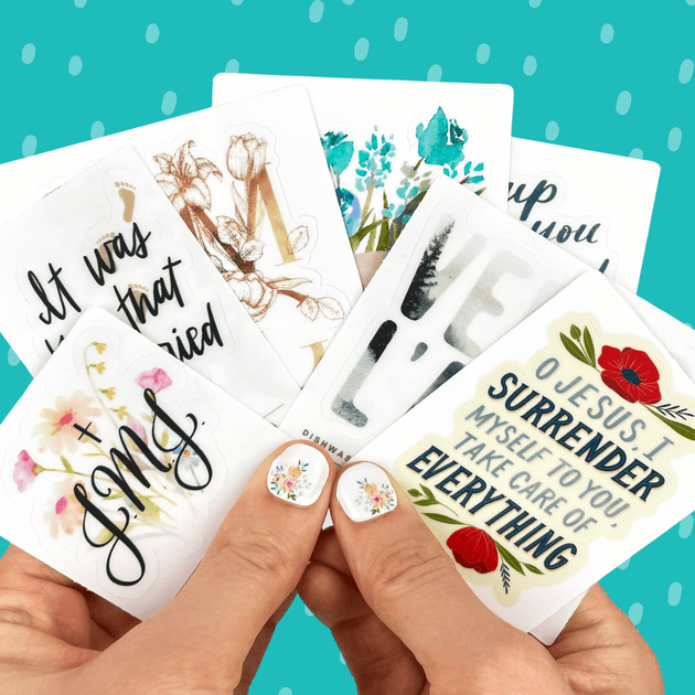 Catholic Stickers – Just Love Prints