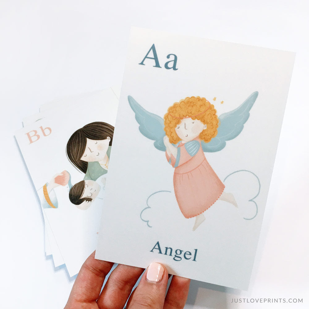 DIGITAL DOWNLOAD Catholic ABC 4x6 Print Set – Just Love Prints