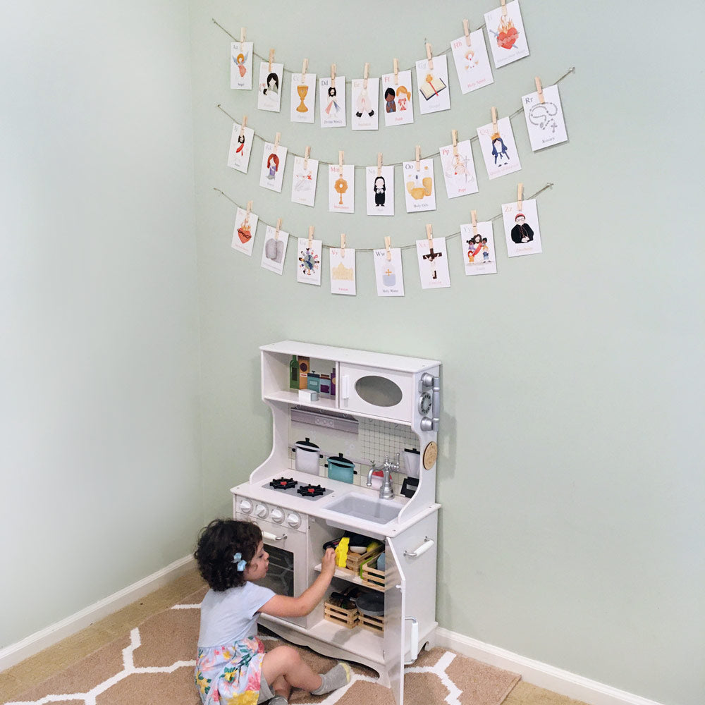 DIGITAL DOWNLOAD Catholic ABC 4x6 Print Set – Just Love Prints