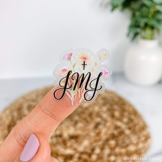 Mini JMJ Vinyl Sticker Sheet – Just Love Prints