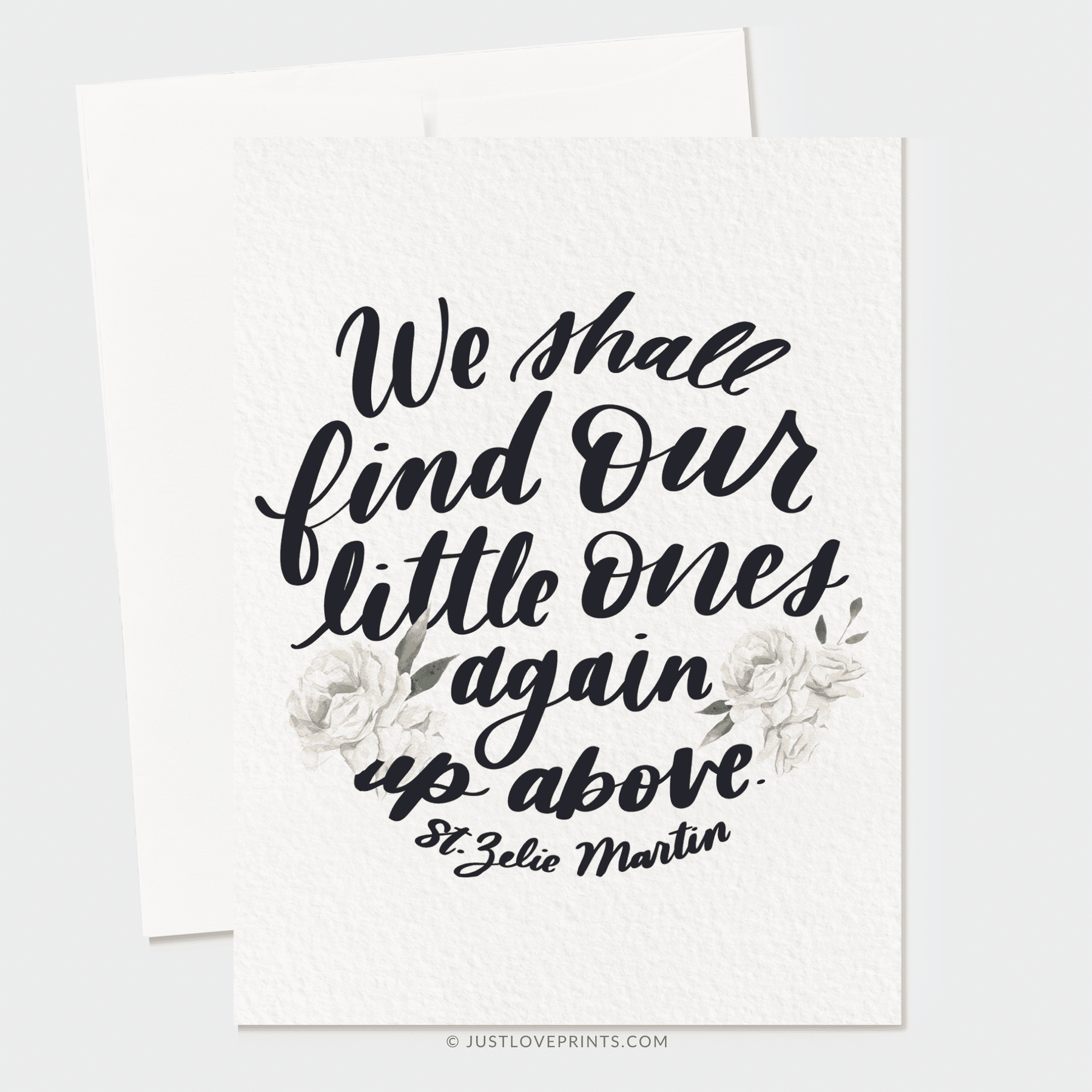 We Shall Find Our Little Ones Again Greeting Card – Just Love Prints