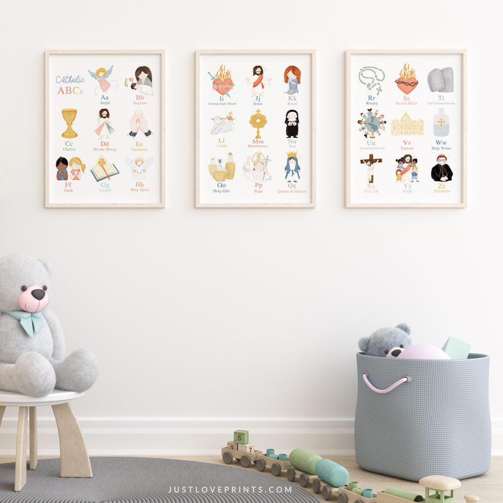 Catholic Alphabet Prints – Just Love Prints