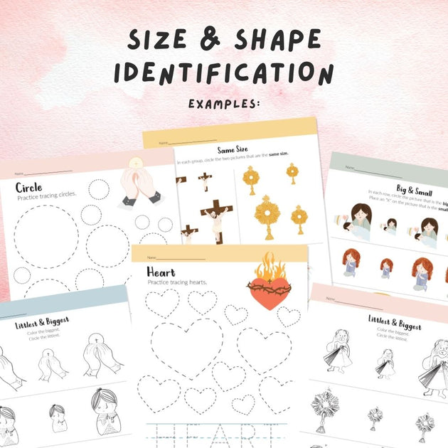 The Catholic "Busy Work" Bundle (PDF Download) – Just Love Prints