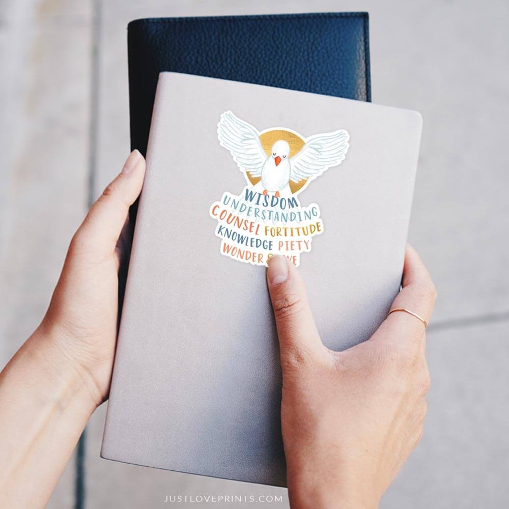 Gifts of the Holy Spirit Vinyl Sticker – Just Love Prints