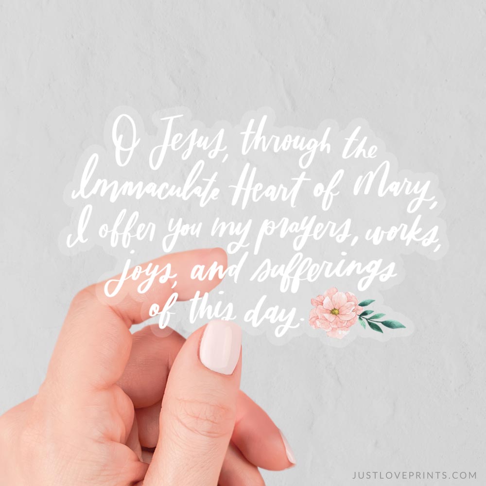 Morning Offering Vinyl Sticker – Just Love Prints