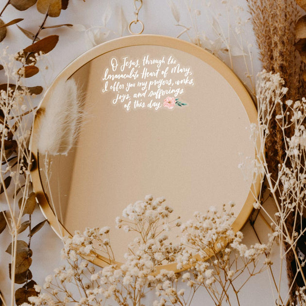 Morning Offering Vinyl Sticker – Just Love Prints